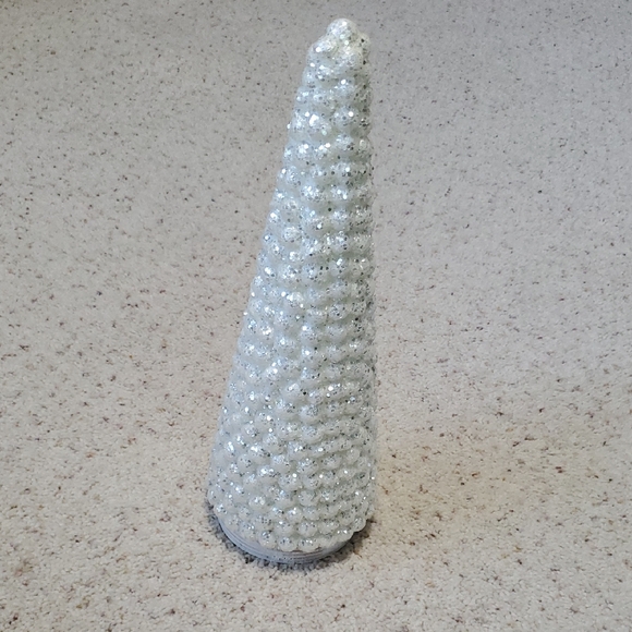 Holiday | Sparkling White Cone Tree Decor | Poshmark